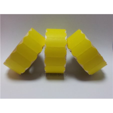 15,000 Yellow Peelable 26mm x 12mm Price Gun Labels CT4 Puma Lynx Motex ...