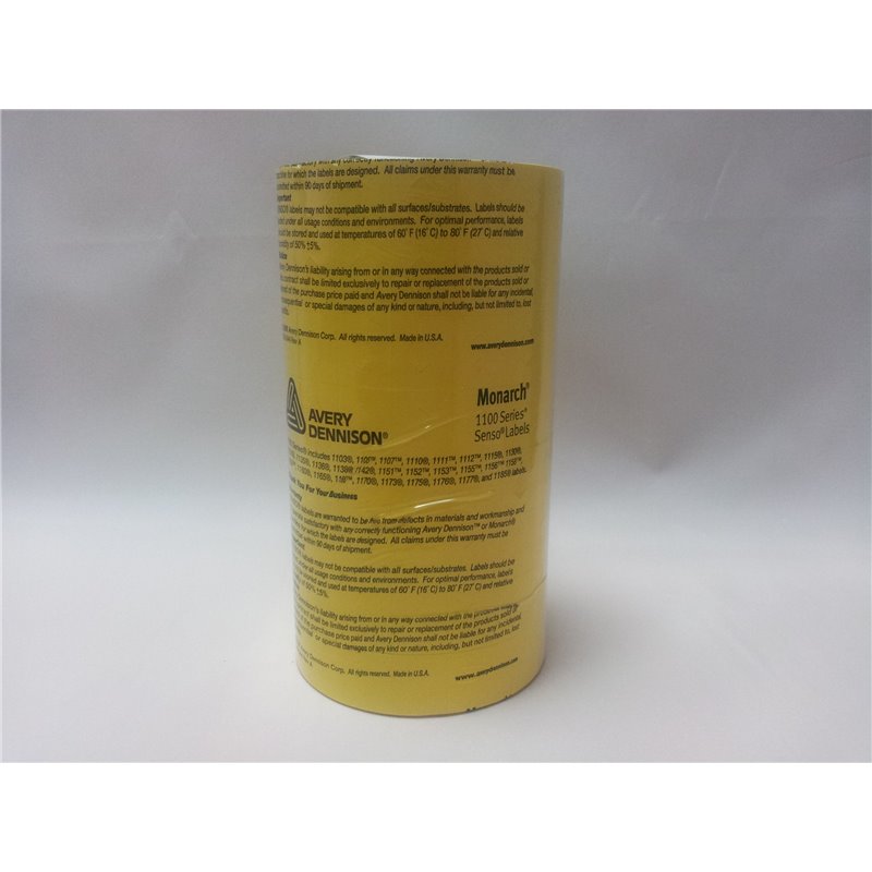 20,000 Monarch Paxar 1131 Price Gun Labels Yellow Permanent